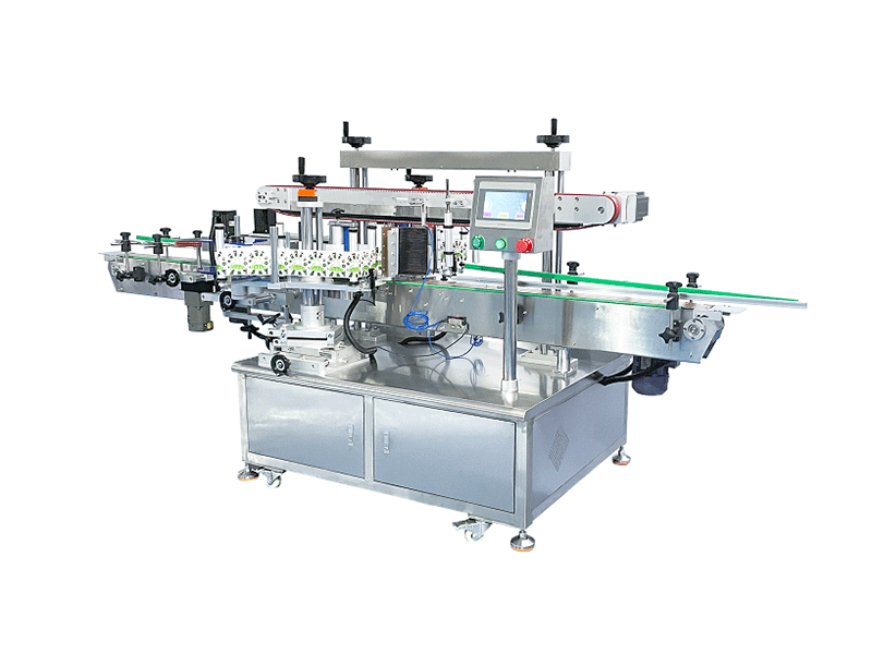 T502 automatic double side + positioning round bottle labeling machine ...